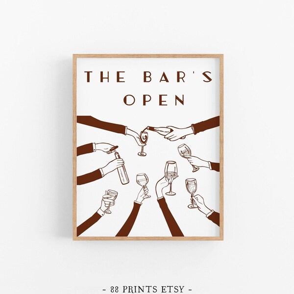 Art for Bar - Etsy
