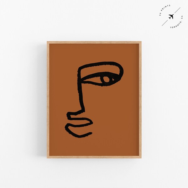Burnt Orange Art - Etsy Australia