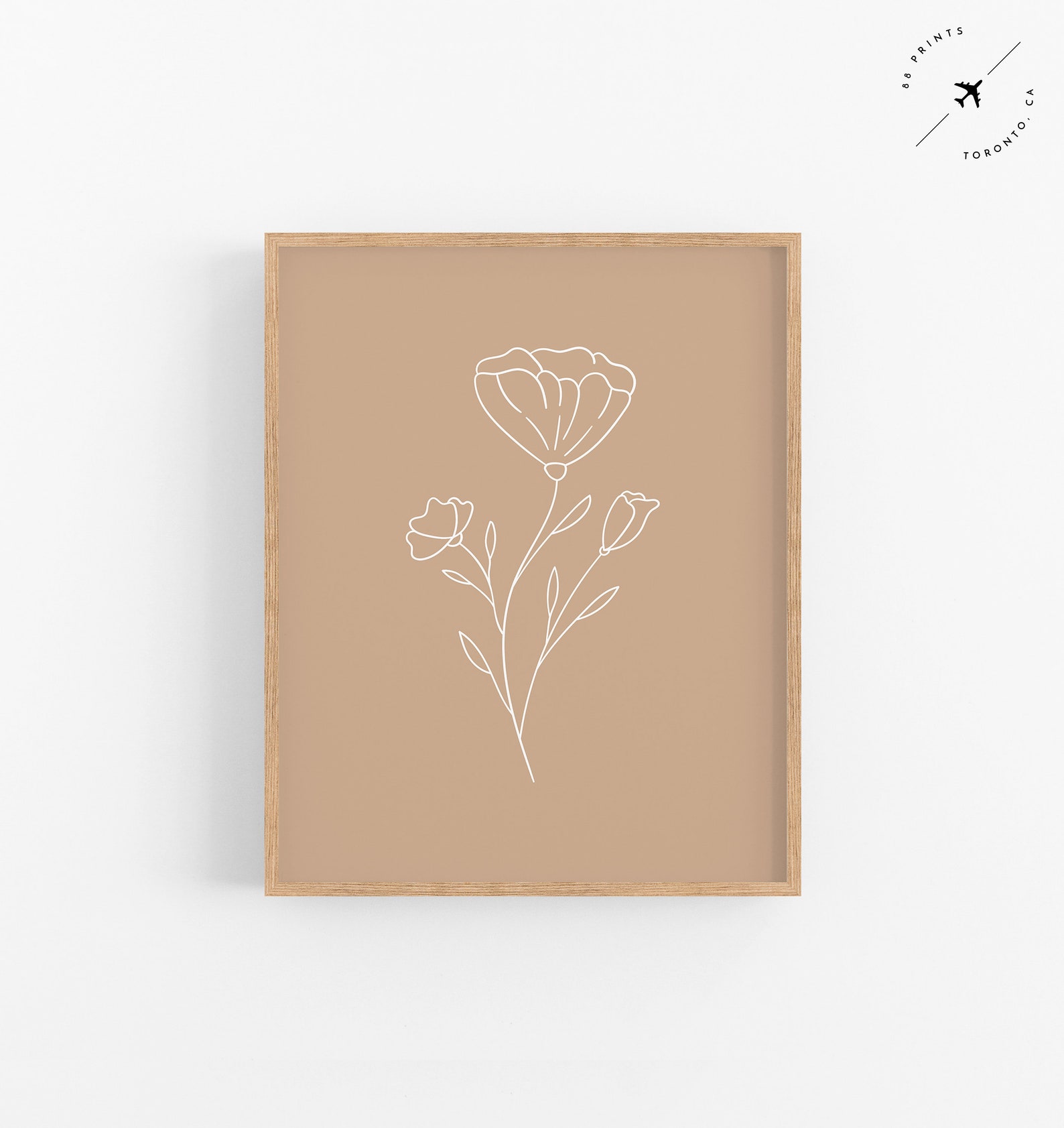 Boho Flowers Set of 6 Printables Floral Wall Art Flower Art | Etsy