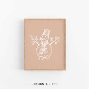 Boho Christmas Set of 9 Prints, Boho Christmas Decorations, Boho ...