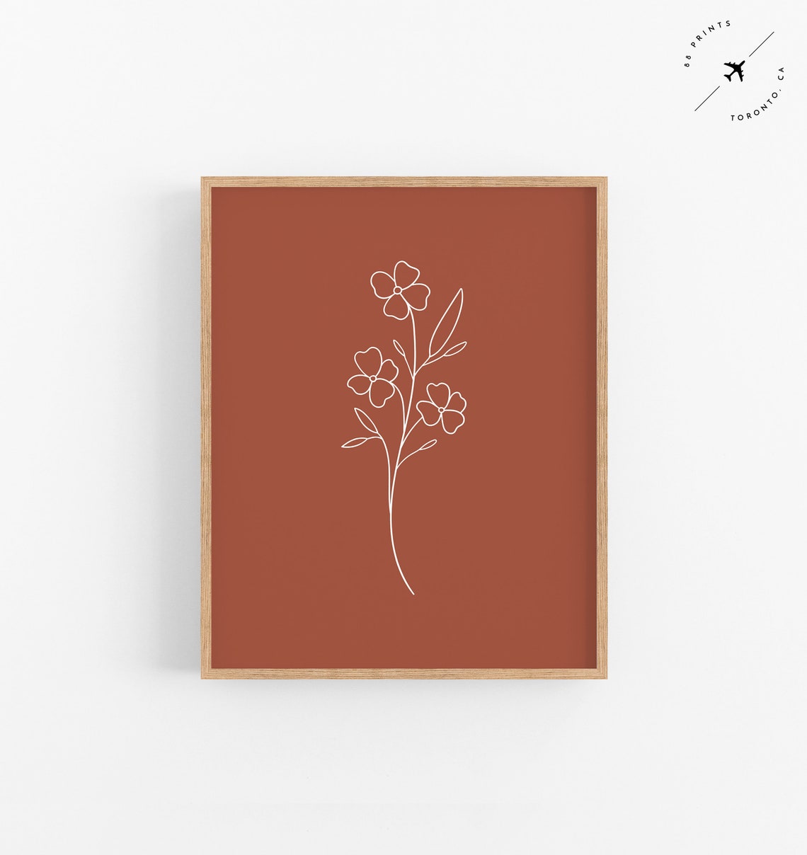 Boho Flowers Set of 6 Printables Floral Wall Art Flower Art - Etsy Canada