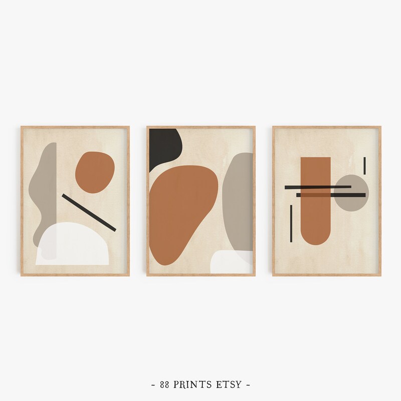 Abstract Shapes Art - Etsy