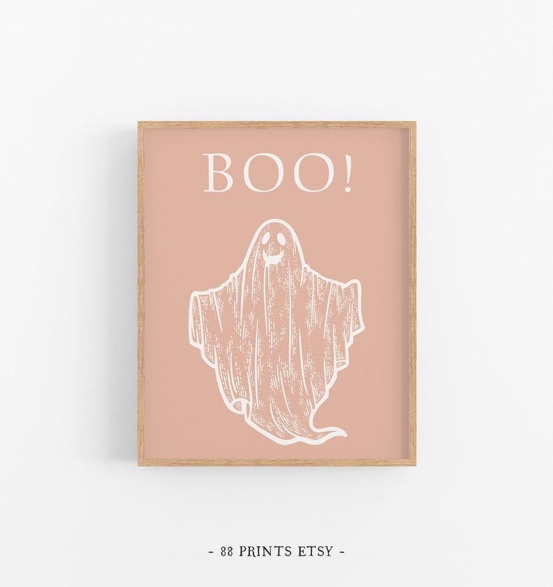 Boho Halloween Set of 6 Prints Halloween Wall Art Halloween - Etsy