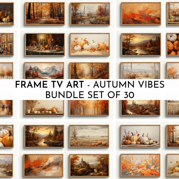 Frame Tv Art Fall - Etsy