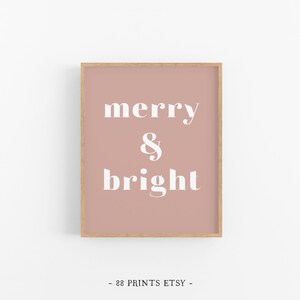 Boho Christmas Set of 9 Prints, Boho Christmas Decorations, Boho ...