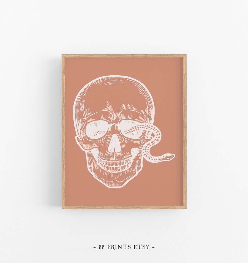 Boho Halloween Set of 6 Prints Halloween Wall Art Halloween - Etsy