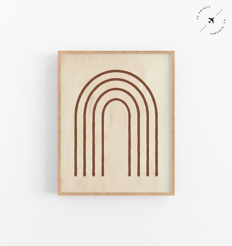 Color Block Set of 10 Prints Abstract Shapes Art Line Print | Etsy UK