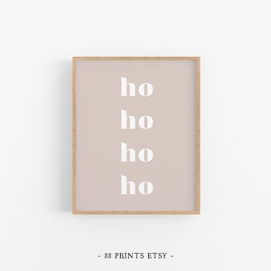 Boho Christmas Set of 9 Prints, Boho Christmas Decorations, Boho ...