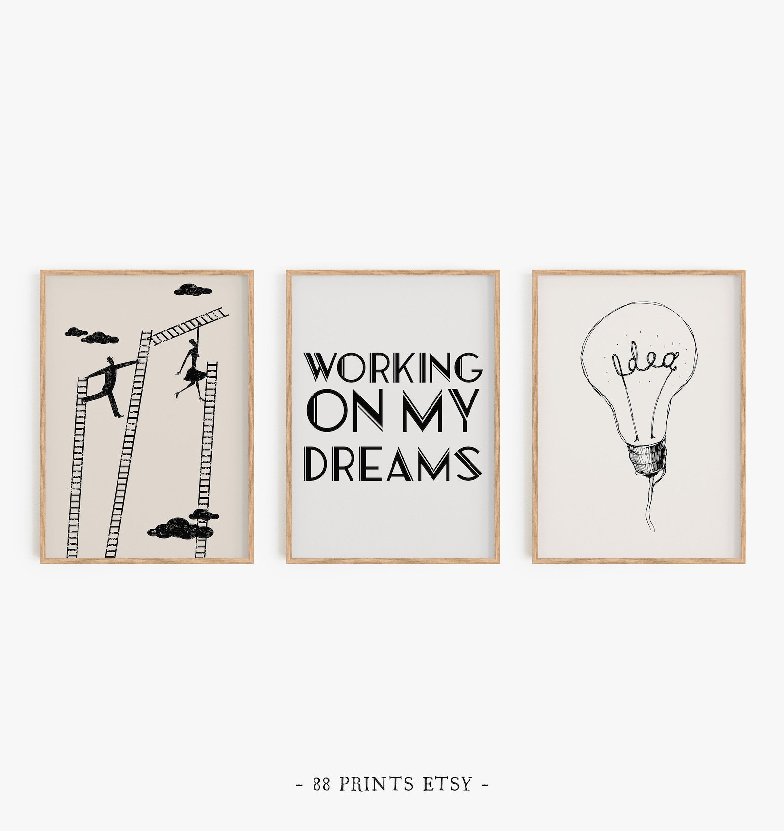 Home Office Set of 10 Prints Office Wall Decor Home Office - Etsy