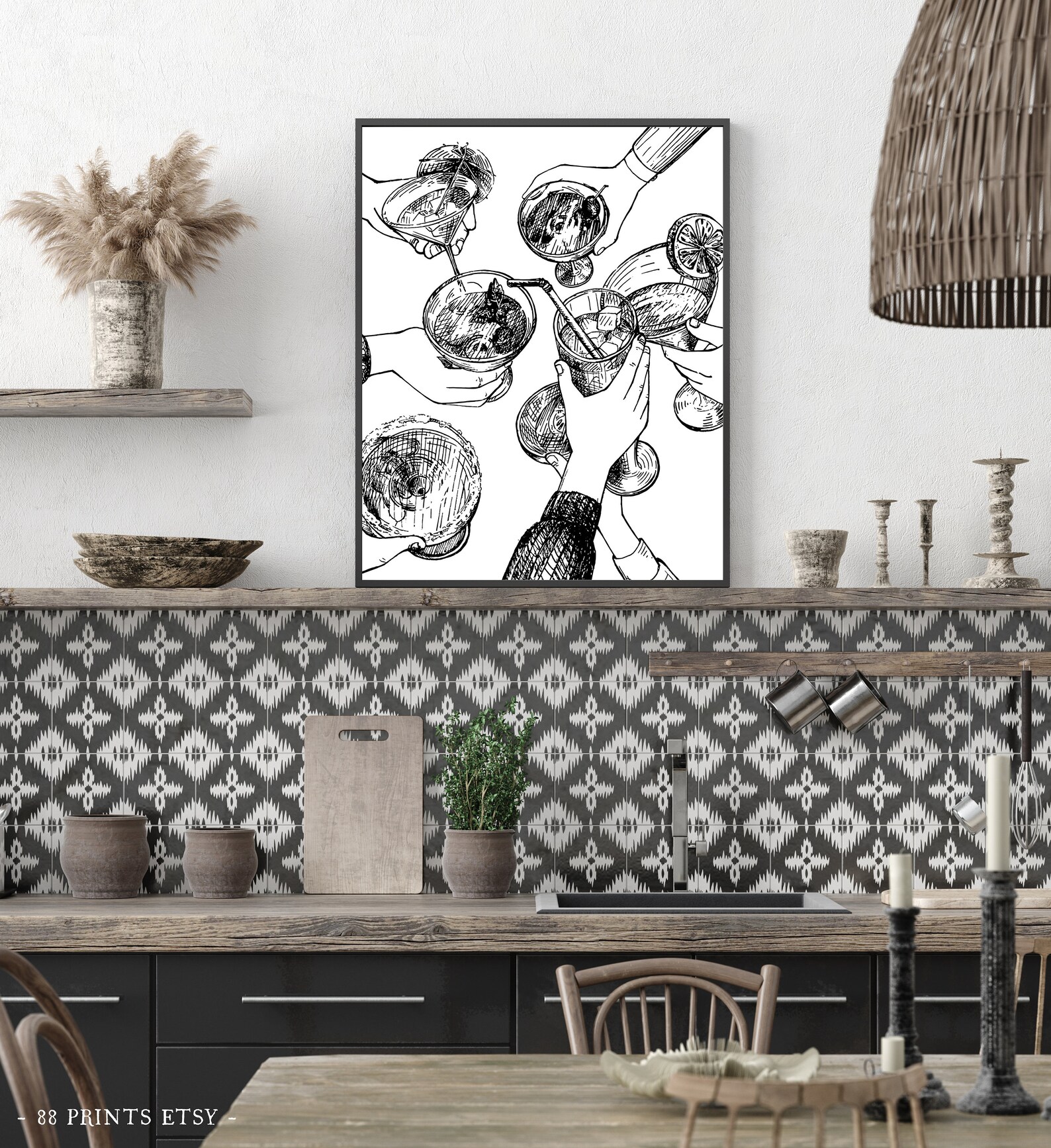 Cheers Print Vertical Cheers Art Cheers Sign Bar Cart Wall - Etsy Canada