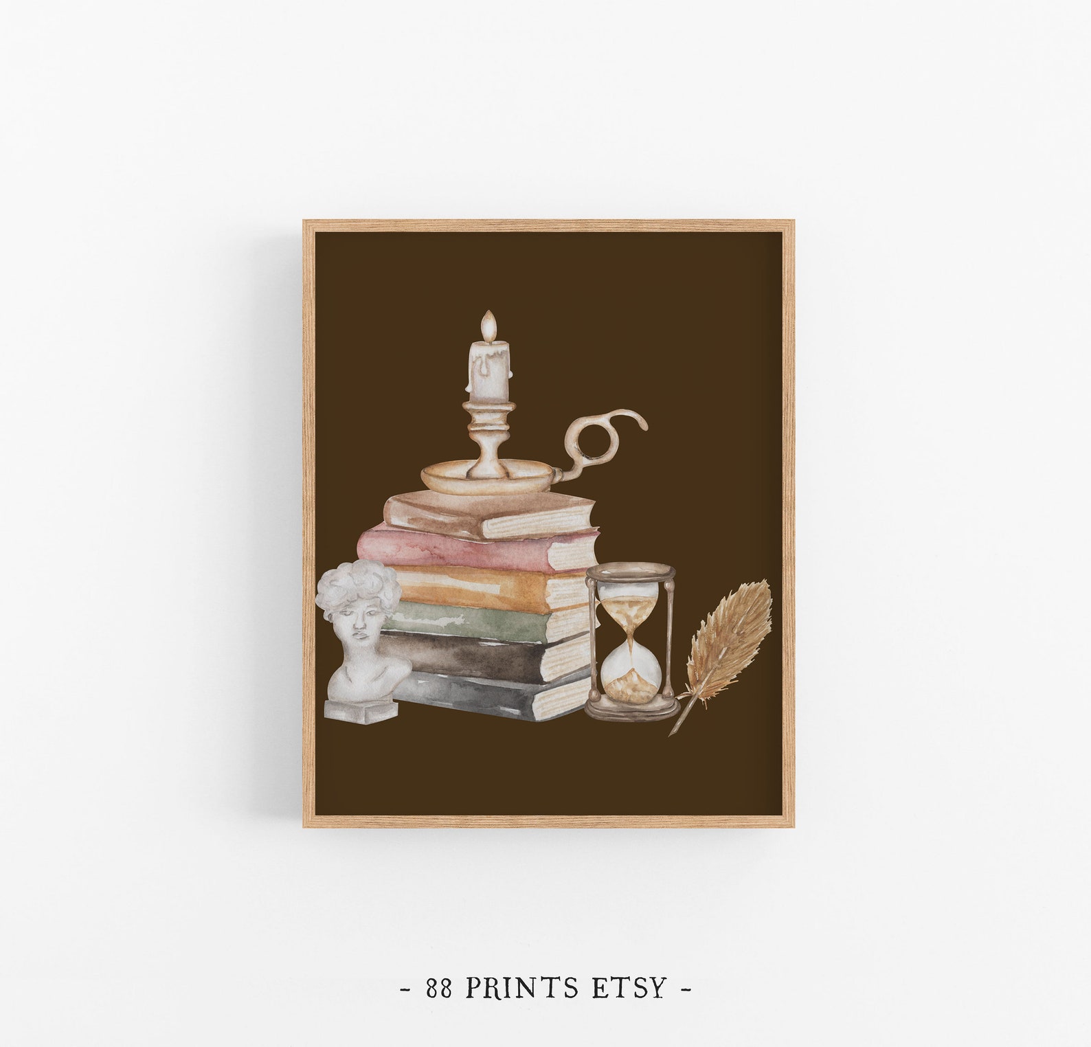 Bookish Set of 9 Prints 3 Bonus Prints for Free Dark - Etsy Canada