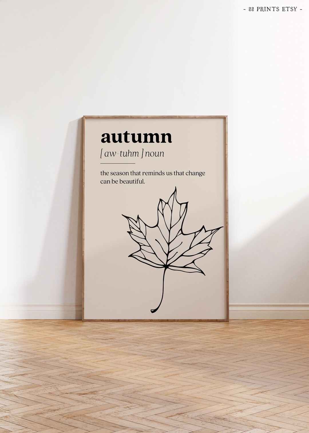 Autumn Definition Print, Autumn Print, Autumn Art, Fall Wall Art, Fall ...