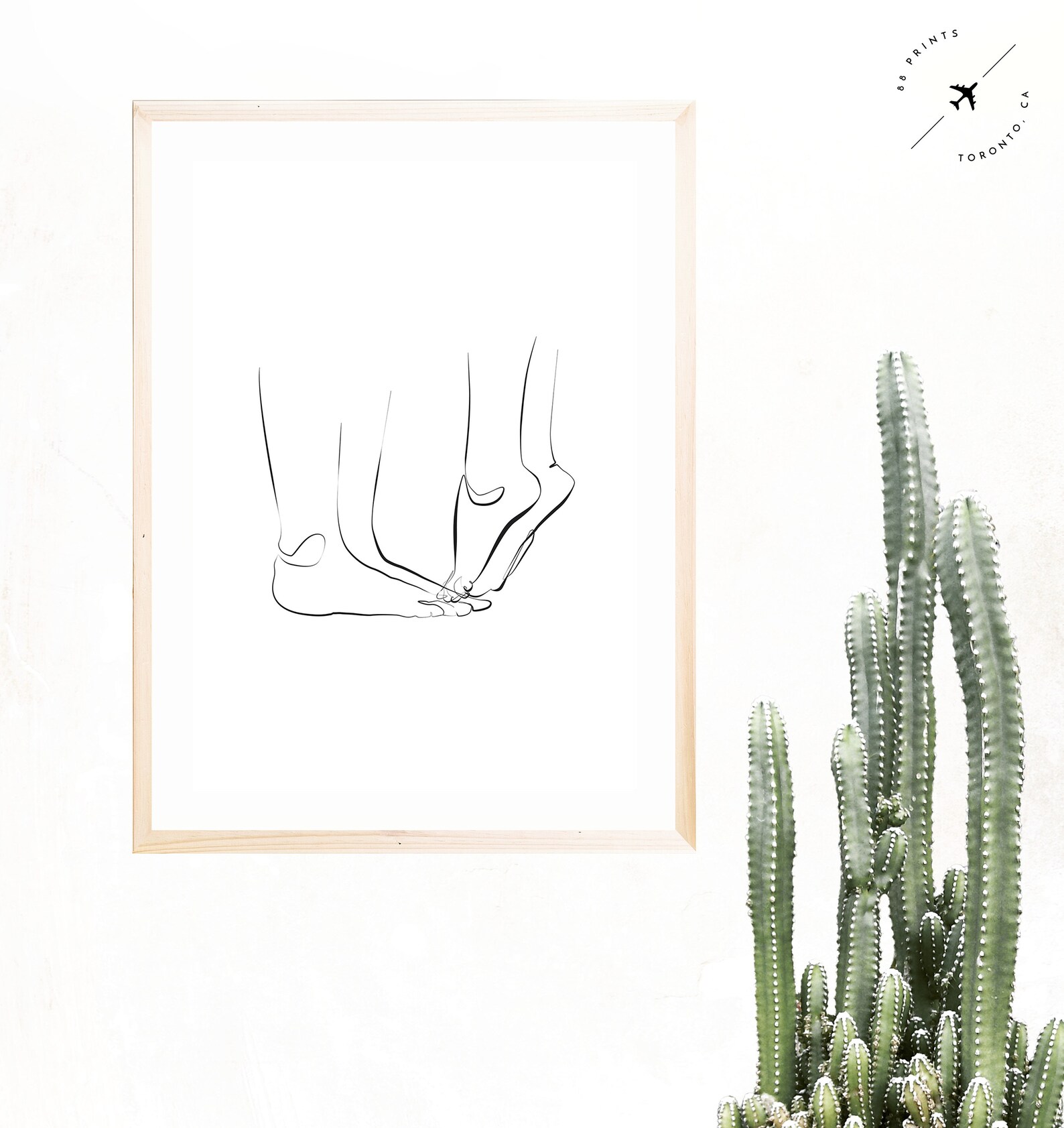 Fine Line Couple Print Love Print Romantic Art Abstract | Etsy