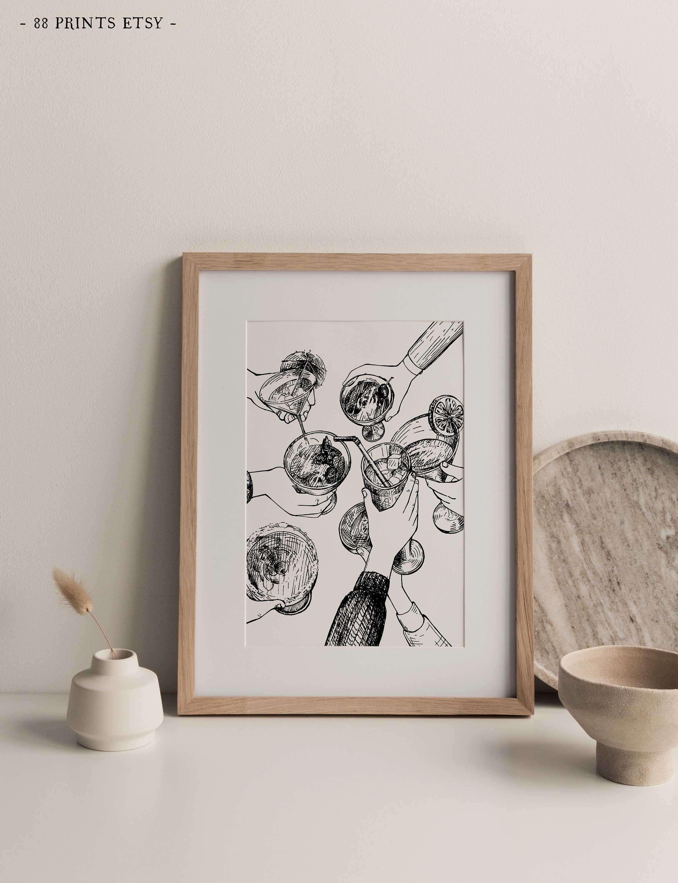 Cheers Print Vertical Cheers Art Cheers Sign Bar Cart Wall - Etsy Canada