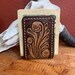 Custom Made Hand Tooled Leather Magnet Money Clip - Etsy