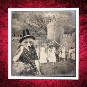 Welsh Lady Fox "shepherdess' Maypole Limited Edition Giclée Print ...