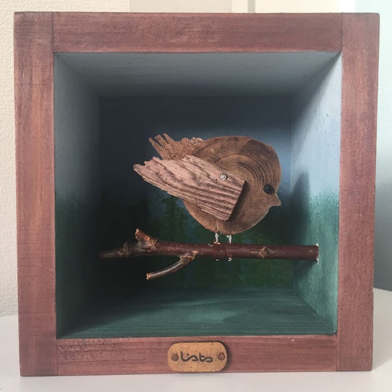 Bird Box Unique Design Driftwood Bird - Etsy