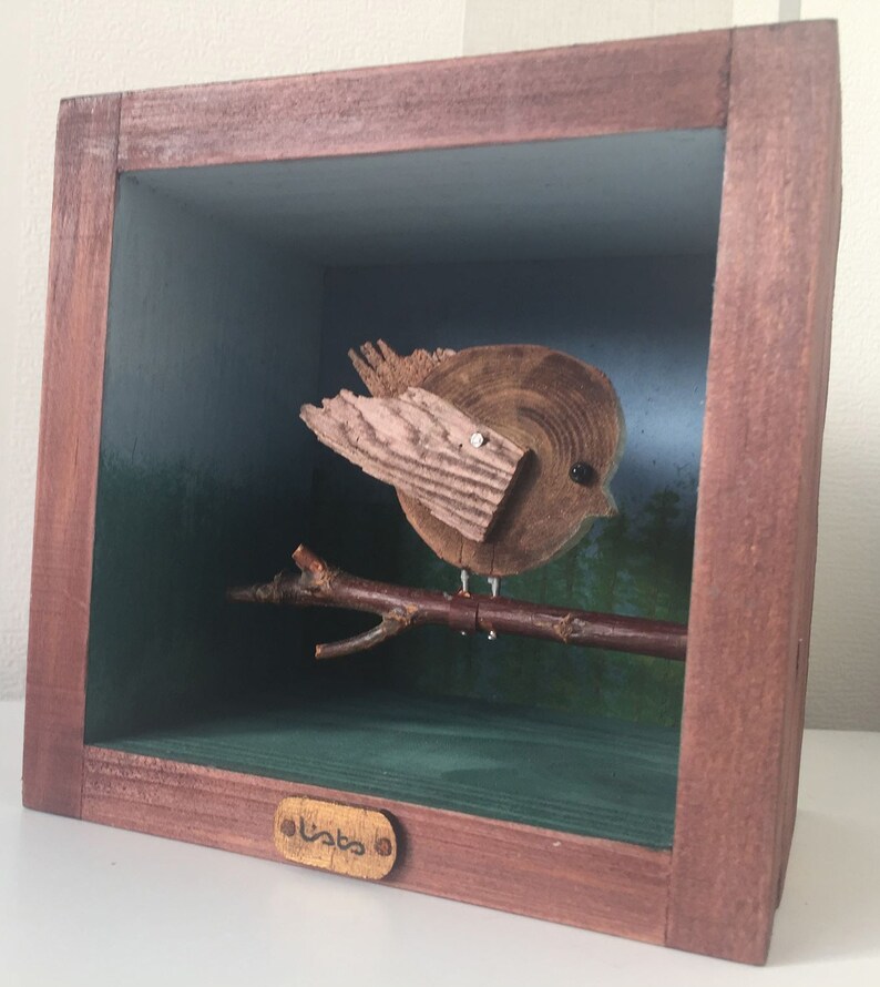 Bird Box Unique Design Driftwood Bird - Etsy