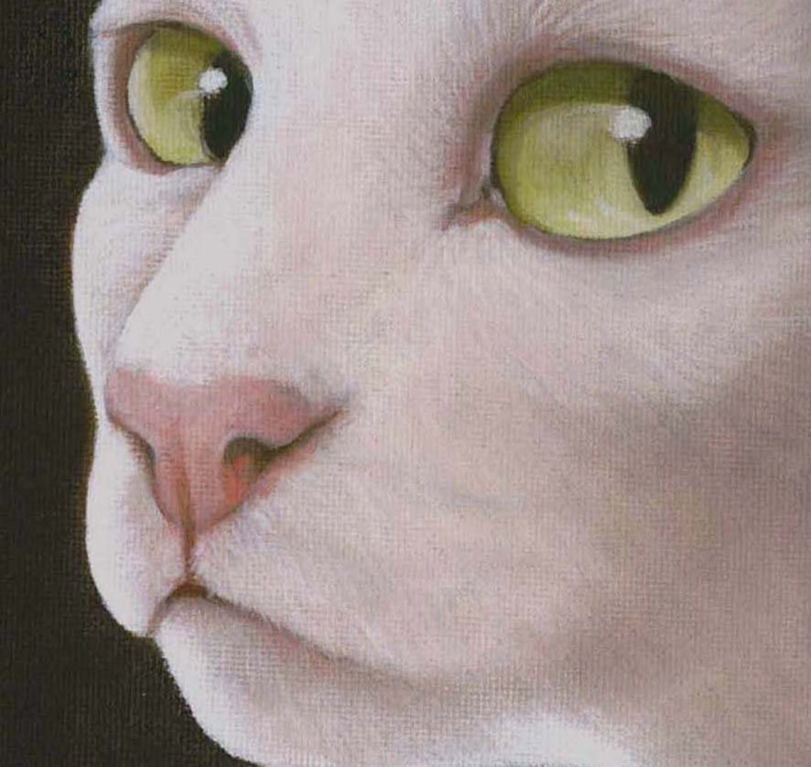 Cat With A Pearl Earring, Open Edition Print - Etsy