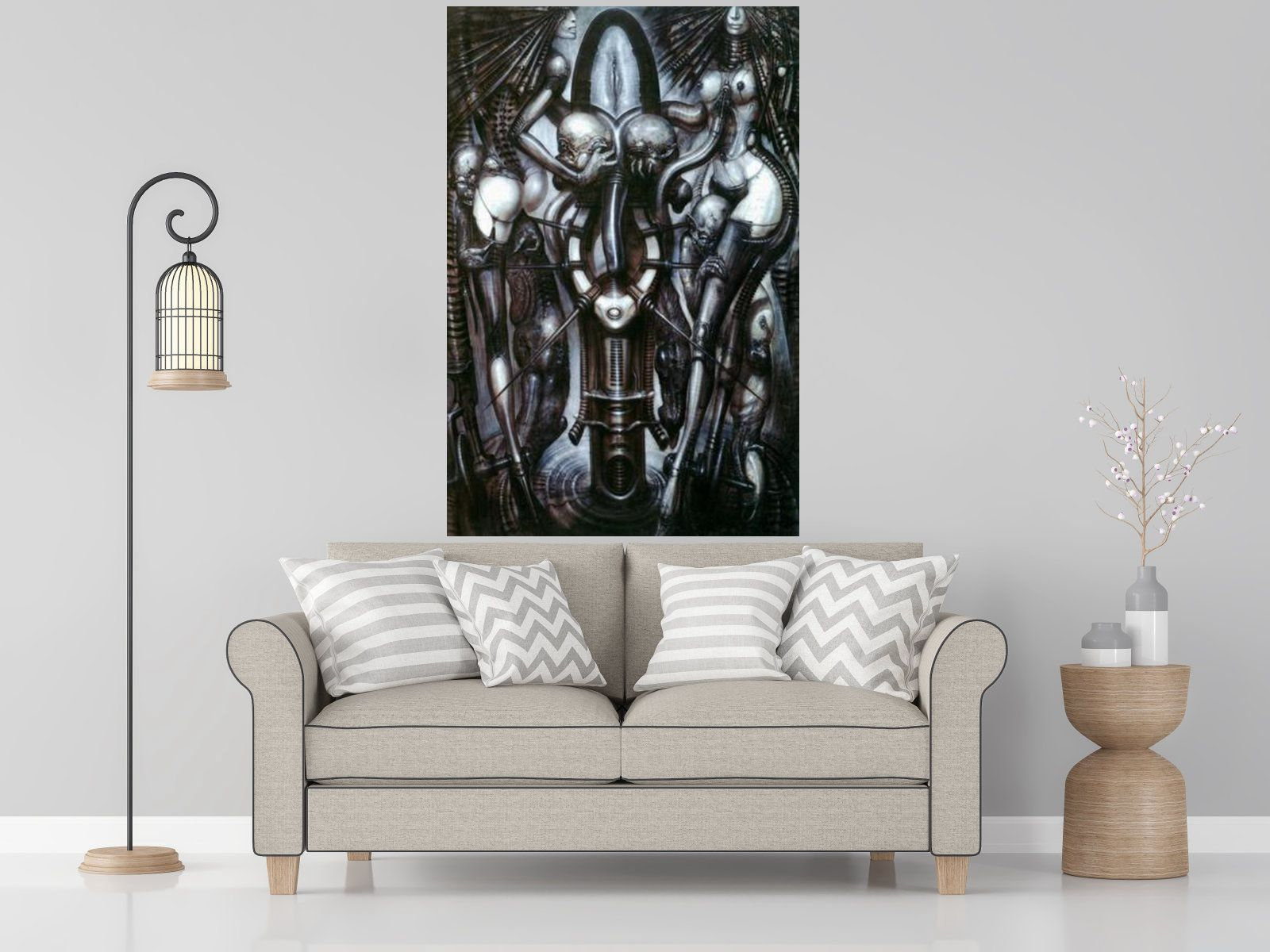 Witches Dance Hr Giger Li Poster Art Canvas Print Home Decor Etsy
