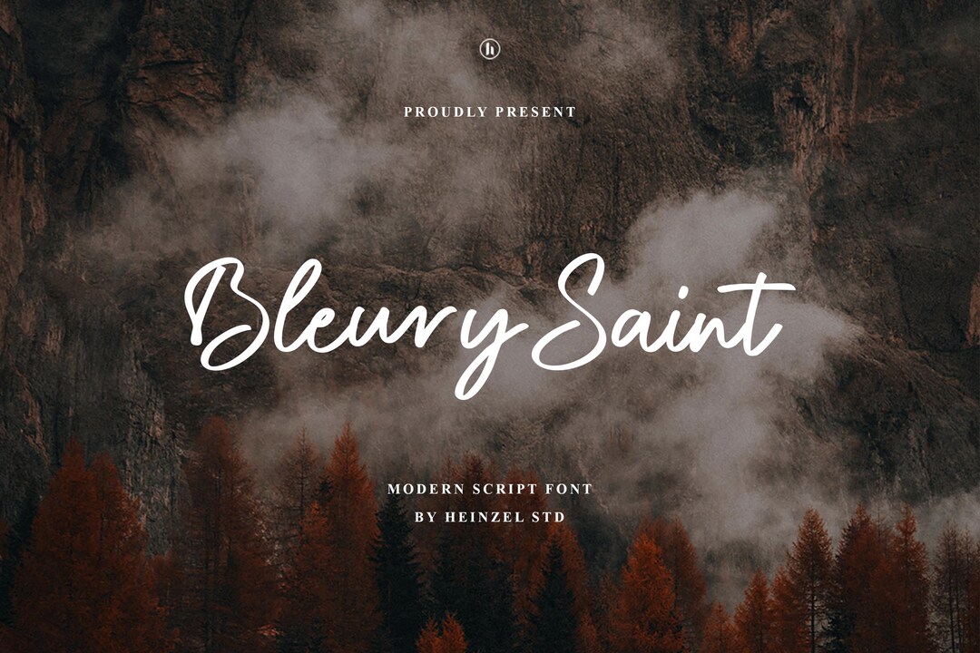 Bleury Saint Script Font: Modern Calligraphy for Cricut & Procreate - Etsy