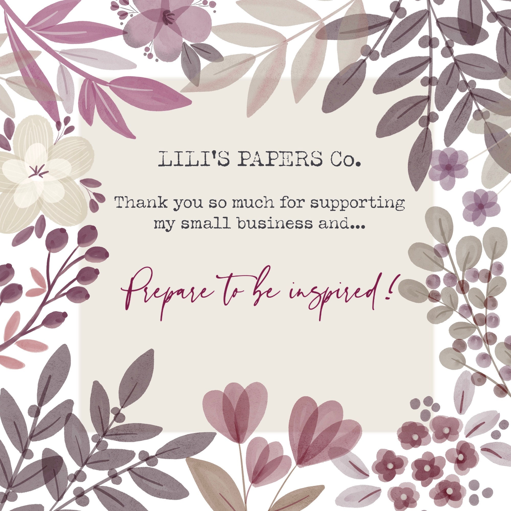 Blank Calendar With Floral Watercolor Design, Printable, Planner, Diary ...