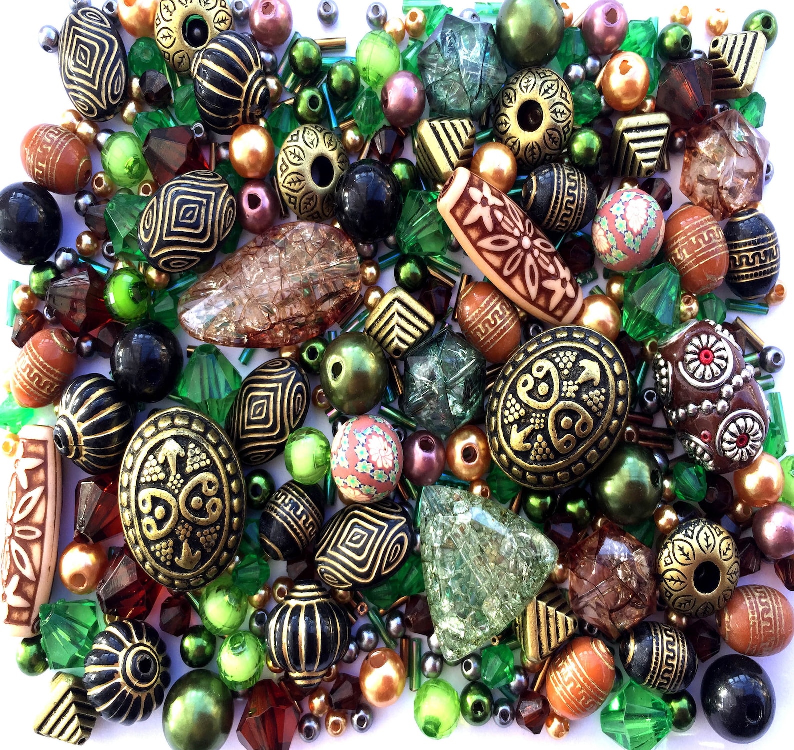 Jewellery Making Beads - Large 80g Packs of Acrylic Mixed Assortment - Etsy
