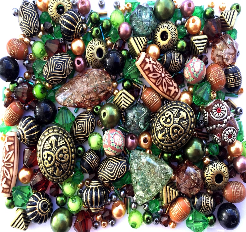 Jewellery Making Beads - Large 80g Packs of Acrylic Mixed Assortment - Etsy