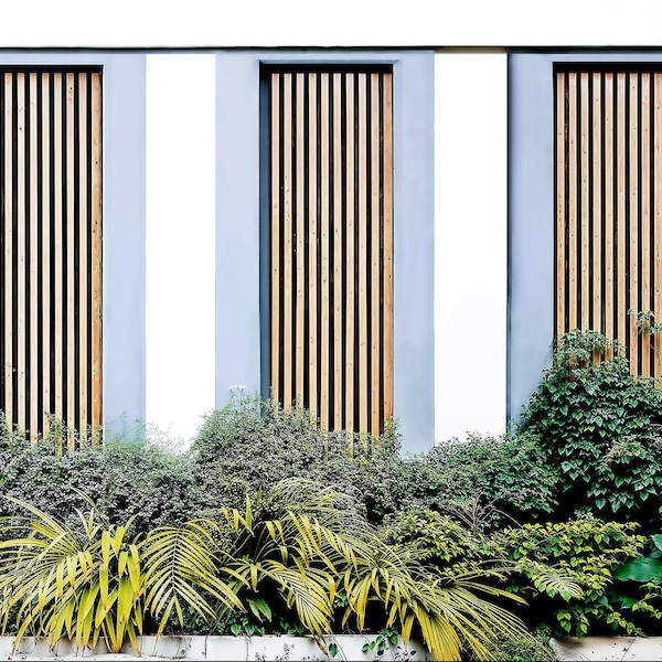 Wooden Slat Screen - Etsy UK