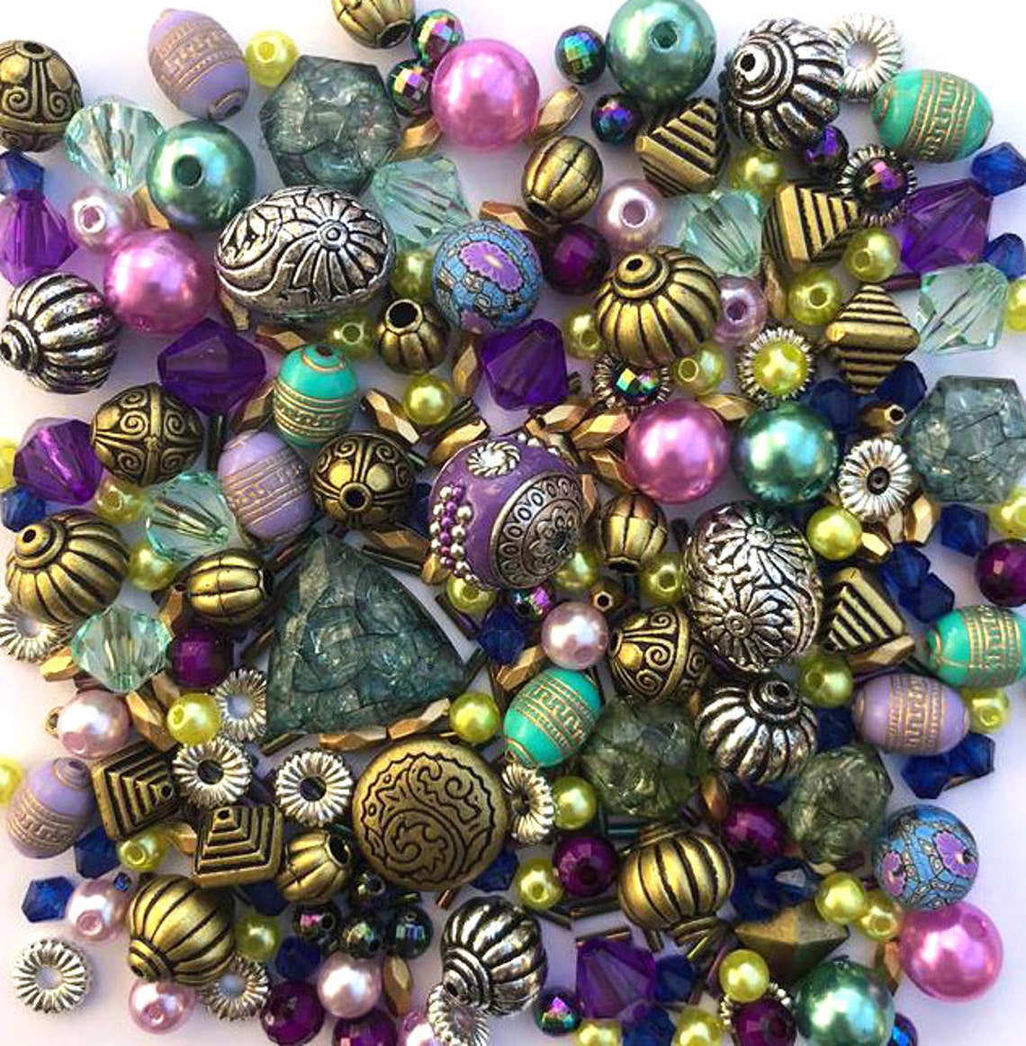 Jewellery Making Beads Large 80g Packs of Acrylic Mixed - Etsy