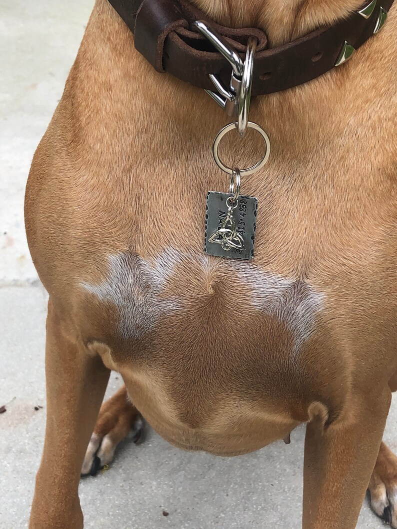 Military Dog Tag,personalized Military ID Tag With Celtic Trefoil ...