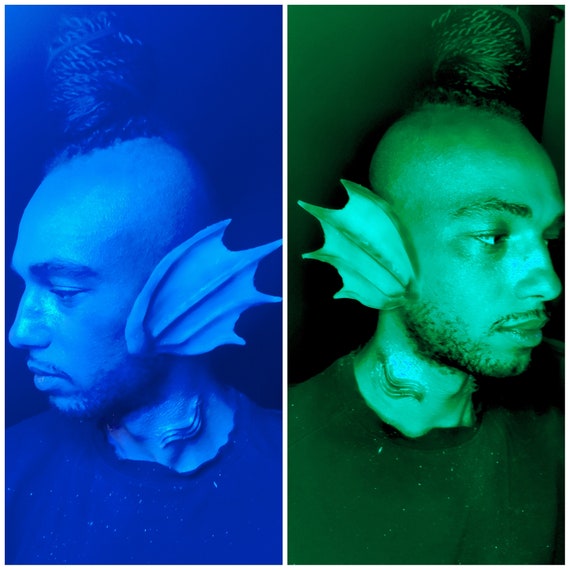 Fx Prosthetic Dark Mermaid Abyss Ears Prosthesis Mermaid Ears - Etsy