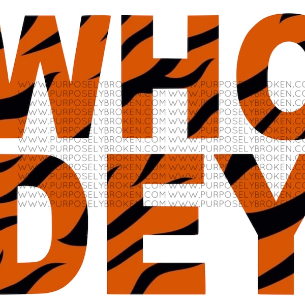 Who Dey Png - Etsy