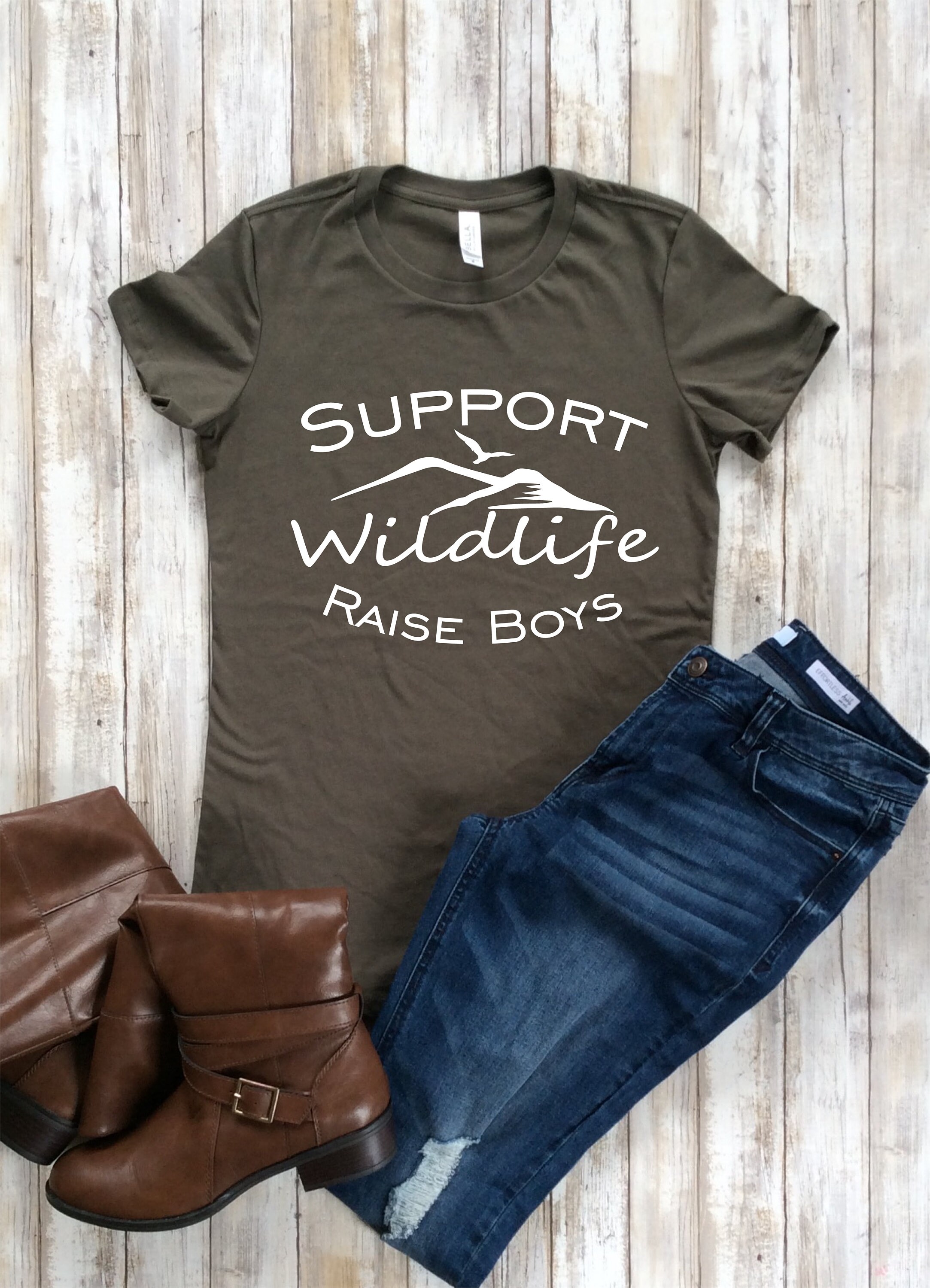 Support Wildlife Raise Boys SVG, Outdoorsy Mom SVG, Mom of Boys SVG ...