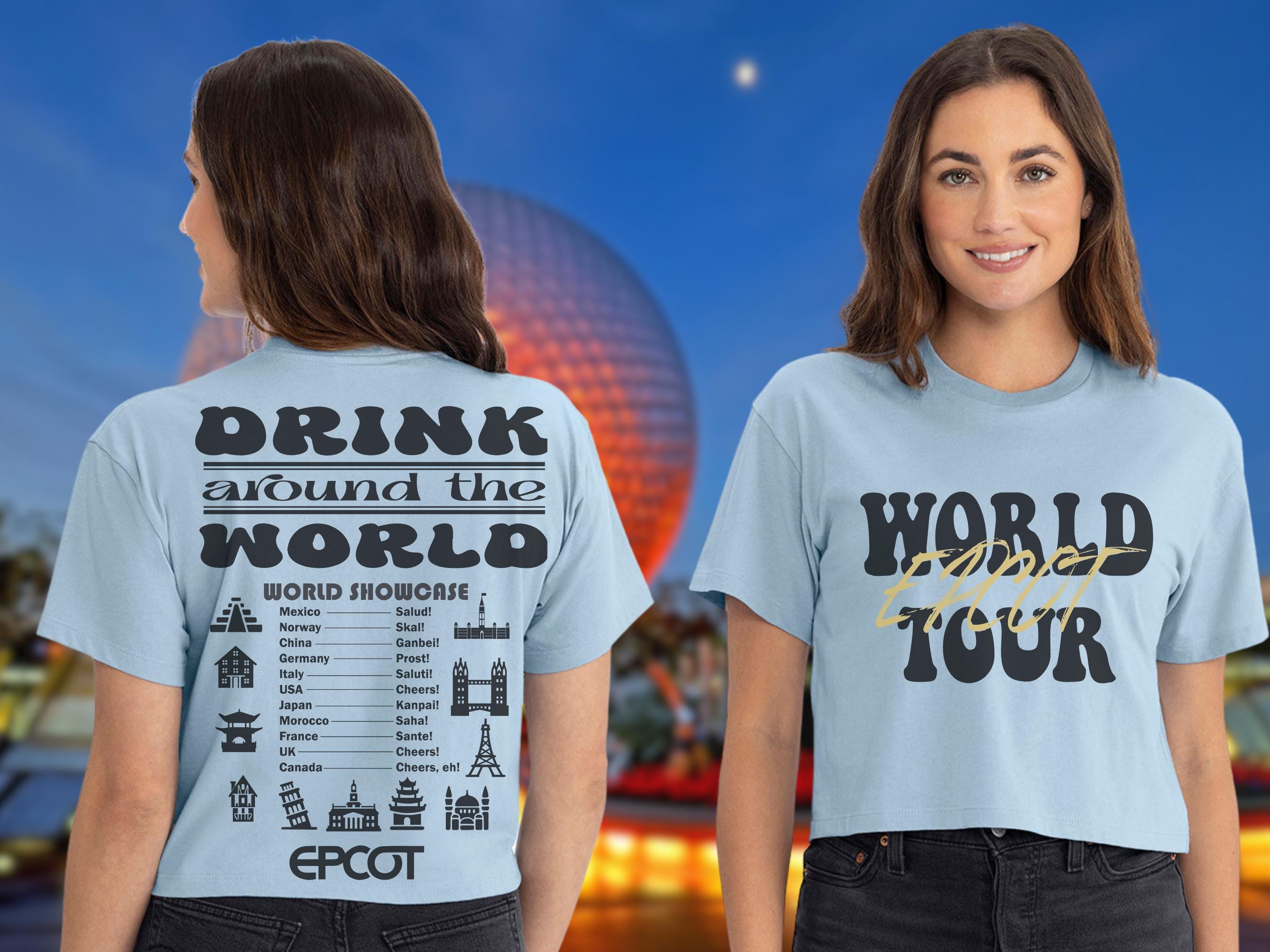 World Tour Drinking SVG | Travel Bar Crawl Cut File | Drink Around the ...