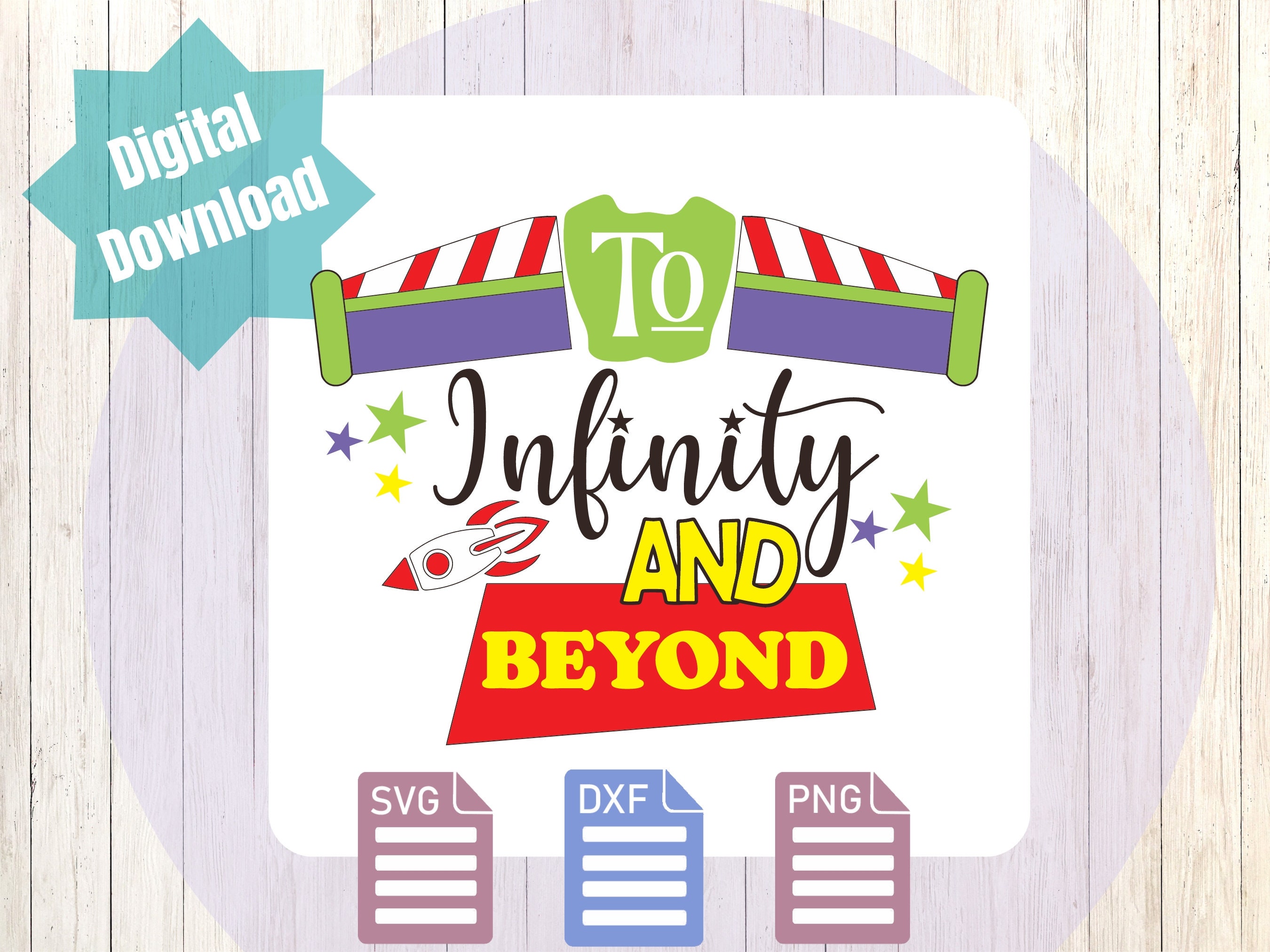 To Infinity and Beyond Svg, Toy Story T-shirt, Buzz Svg, Woody and Buzz ...