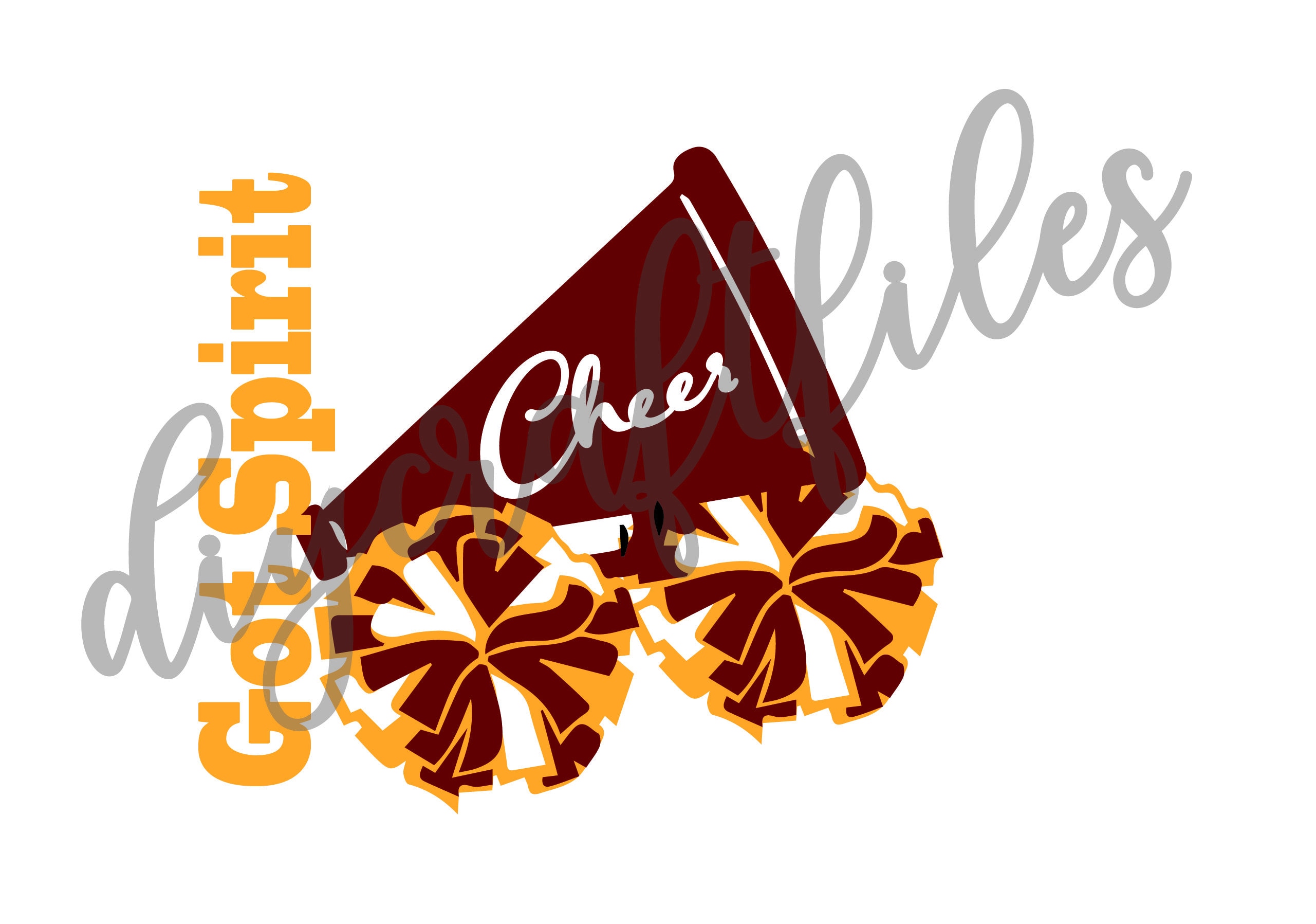 Got Spirit SVG File, Cheer Gear SVG, Spirit Wear SVG, Cheerleading Svg ...