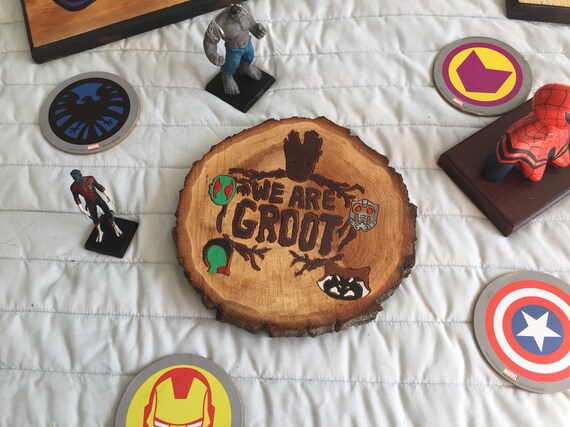 Guardians of Galaxy We Are Groot Sign | Etsy