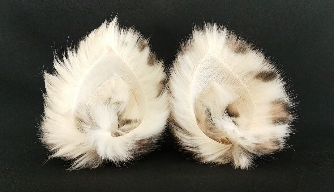 Cream Kemono Nekomimi ( Beast Cat Ears ) - With Hair Clip - Made in ...
