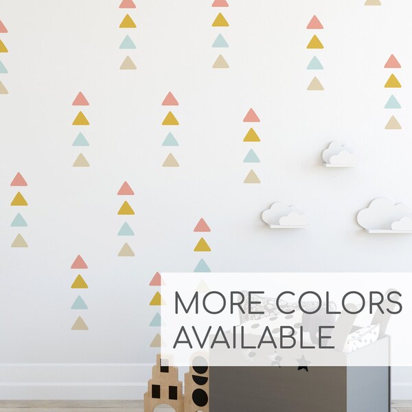 Triangle Wall Decal - Etsy