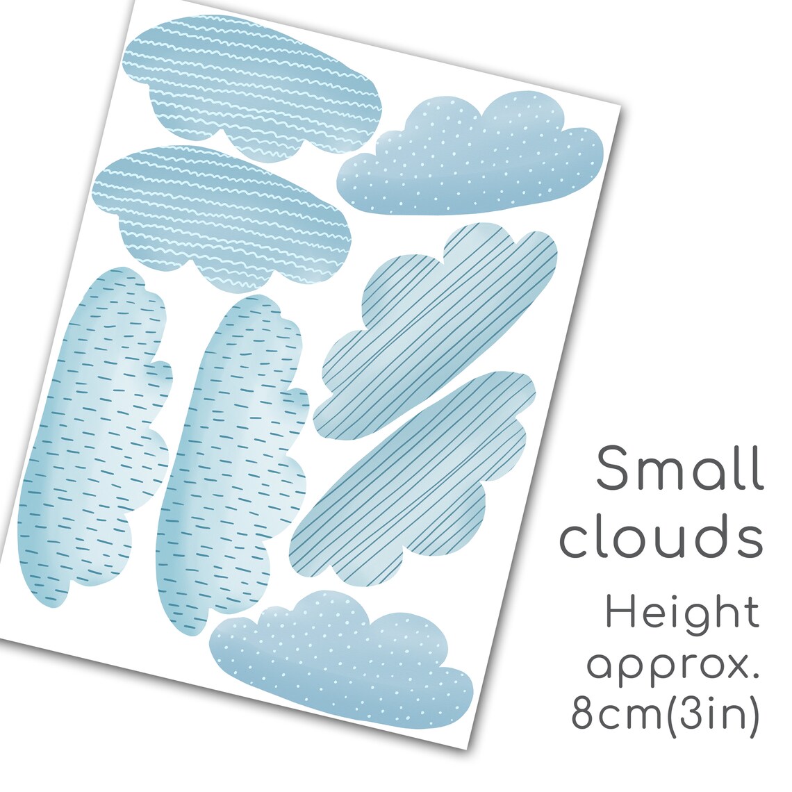 Cloud Wall Decals for Kids Room Nursery Clod Wall Stickers - Etsy