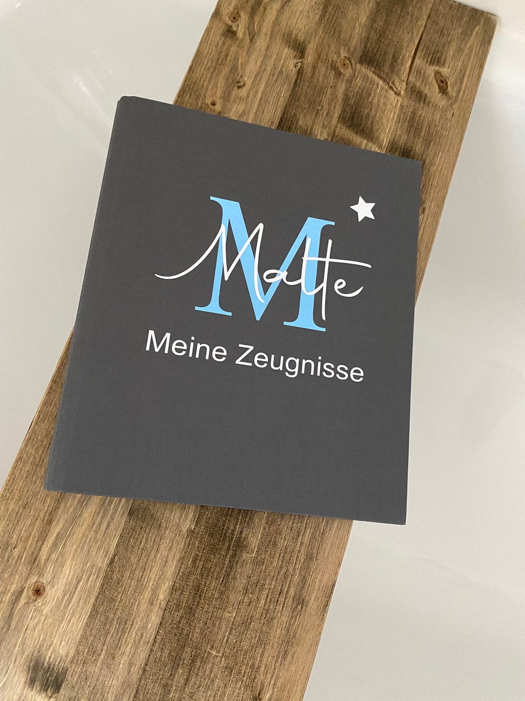 Beautiful Report Card/folder School Linen - Etsy