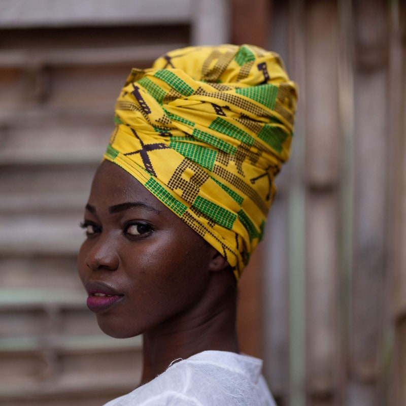 Kente Head Wrap - Etsy