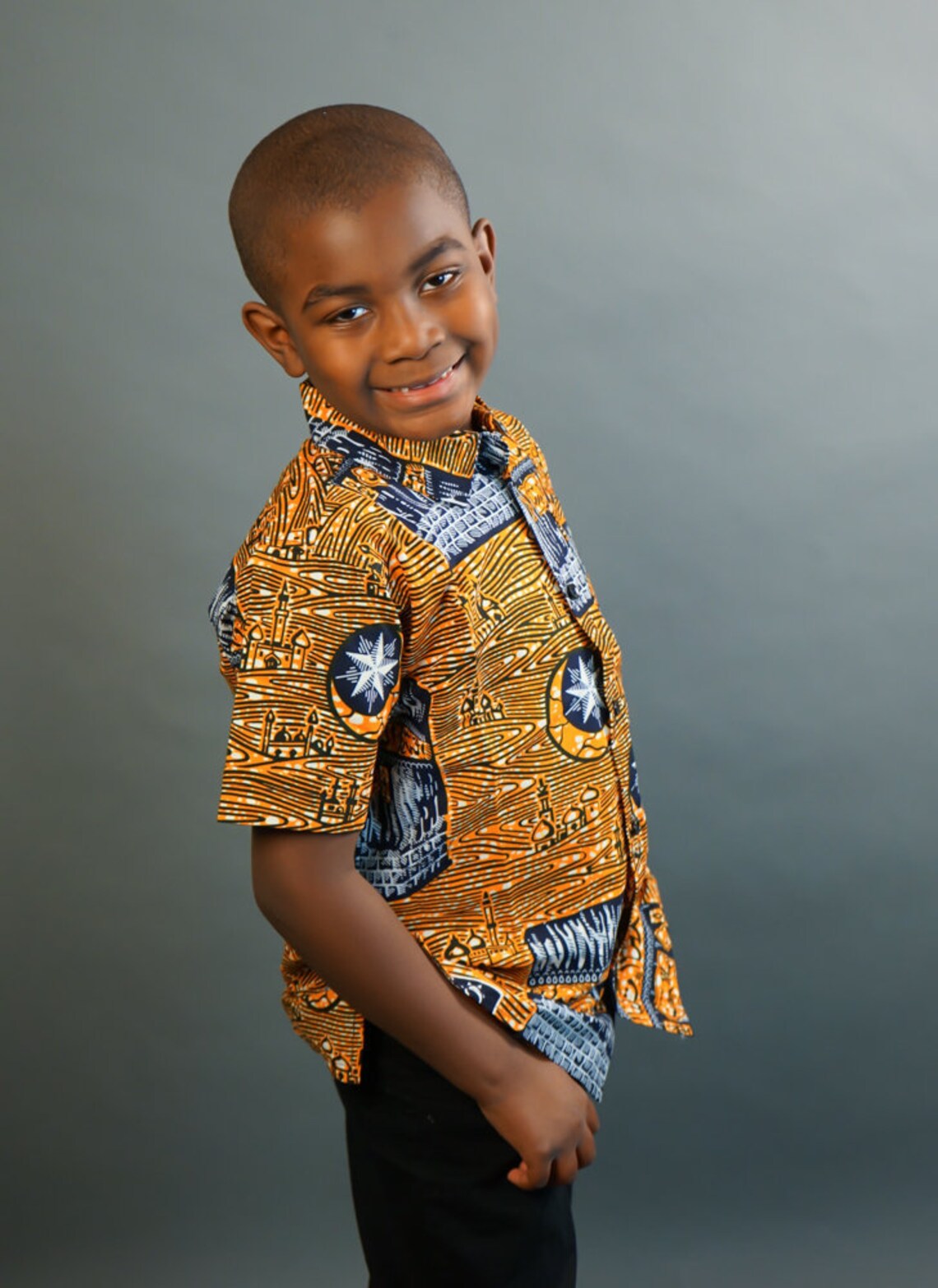 African Print Boy Shirt, African Shirt, Dashiki Shirt, Kwanzaa Shirt ...