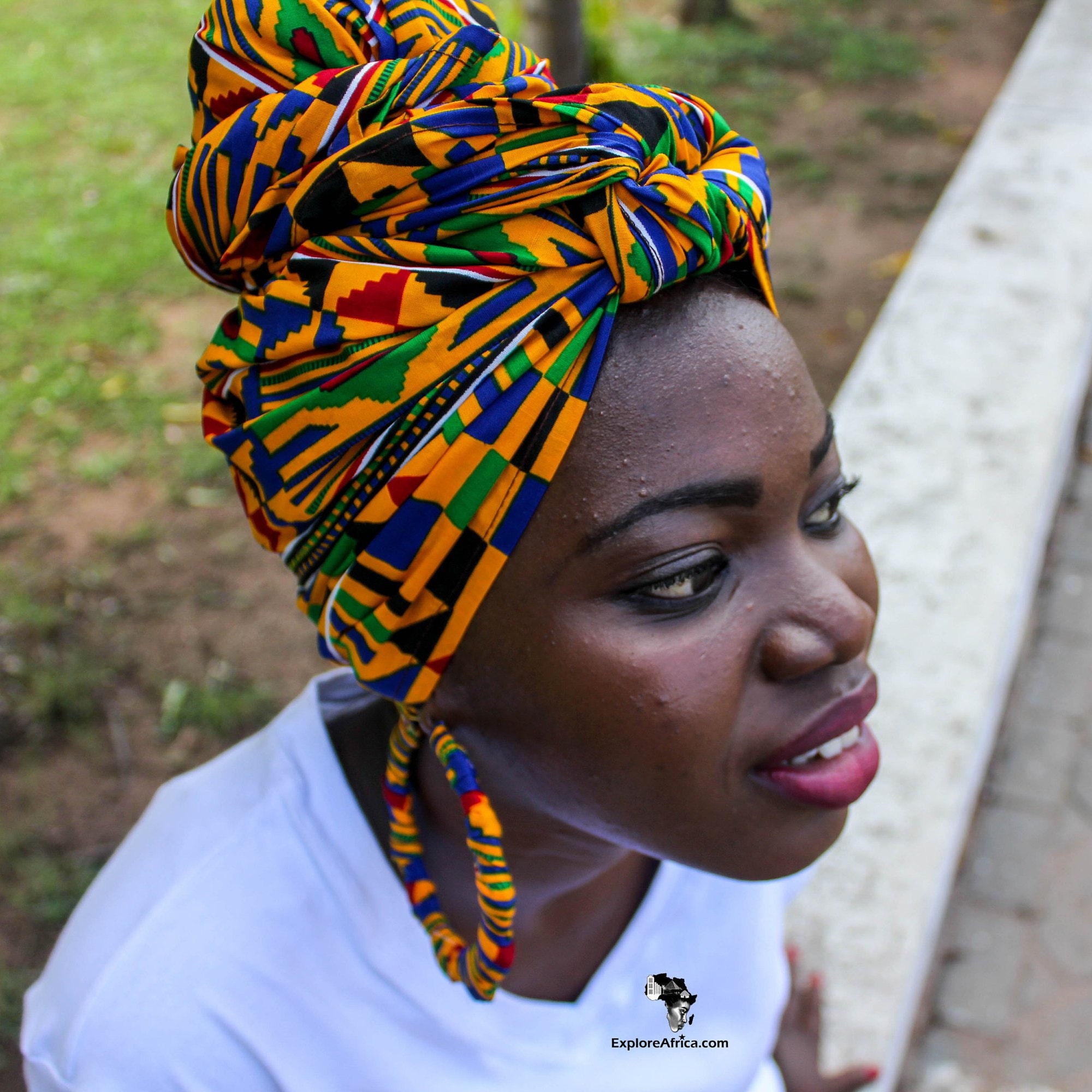 African Head Wrap Only Sankofa Wrap Ankara head wrap | Etsy