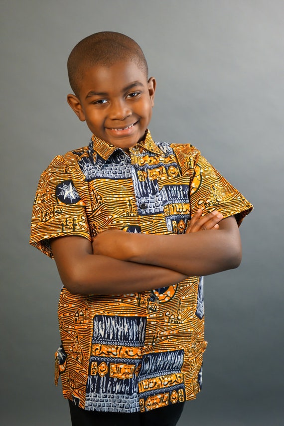 African Print Boy Shirt African Shirt Dashiki Shirt Kwanzaa | Etsy