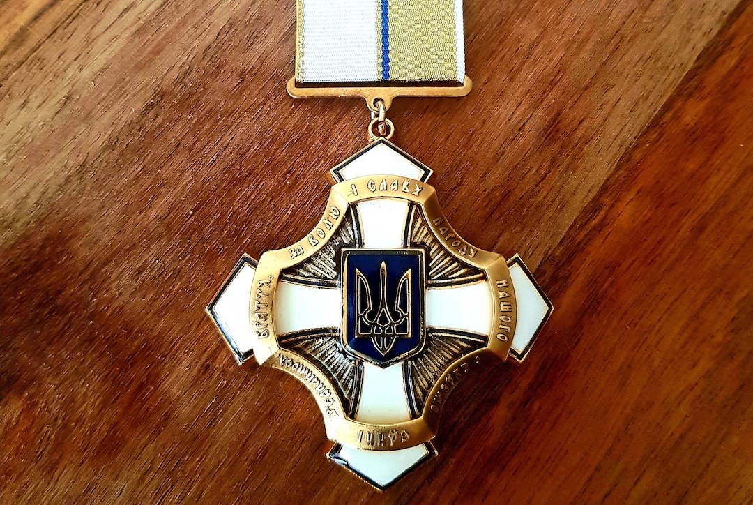 Ukrainian Order of Unity and Will With Personal Number. 057 - Etsy