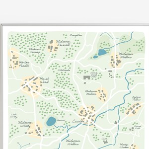 Midsomer Murders Locations Map Poster High Quality Print - Etsy UK