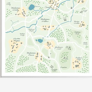 Midsomer Murders Locations Map Poster High Quality Print - Etsy UK