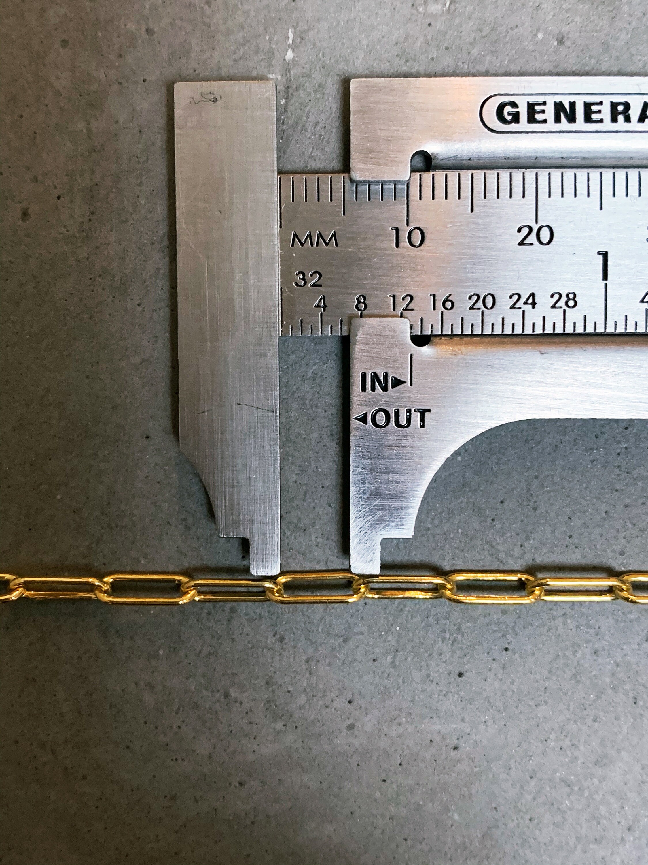 Gold filled paper clip chain bracelet | Etsy